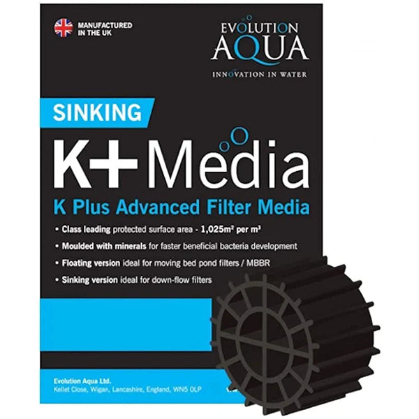 KPLUS ADVANCED FILTER MEDIA - BLACK 50LITRE - Beacon Koi